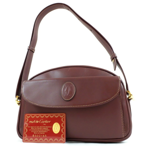 Cartier | Bags | Cartier Cartier Mast Line Shoulder Bag Diagonal Cliff ...